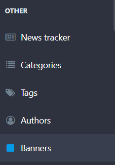 How to create a new Banner